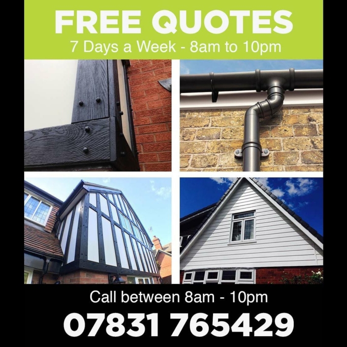 This weeks installation of mock Tudor Boards. Scaffolding erected and ...