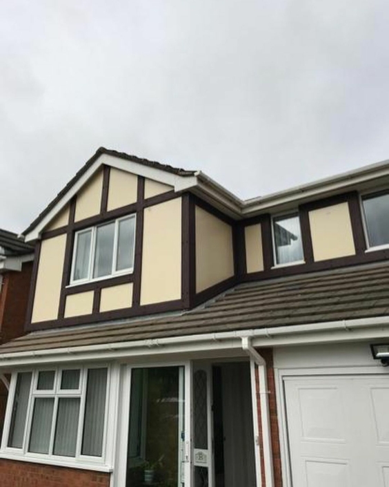 New Replica Wood mock Tudor boards installed in Tamworth MESSAGE ...